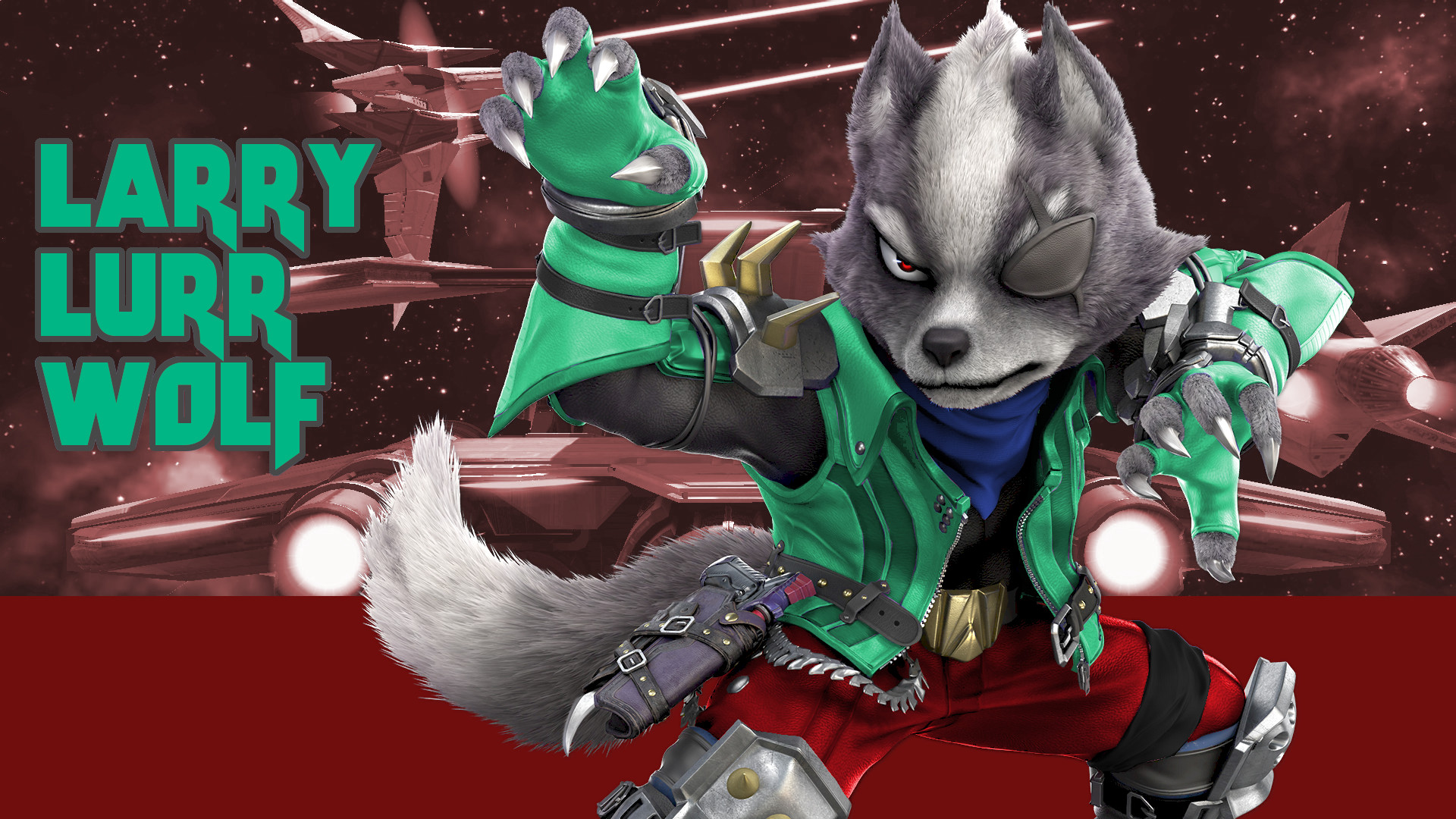 Larry Lurr Wolf [Super Smash Bros. Ultimate] [Mods]