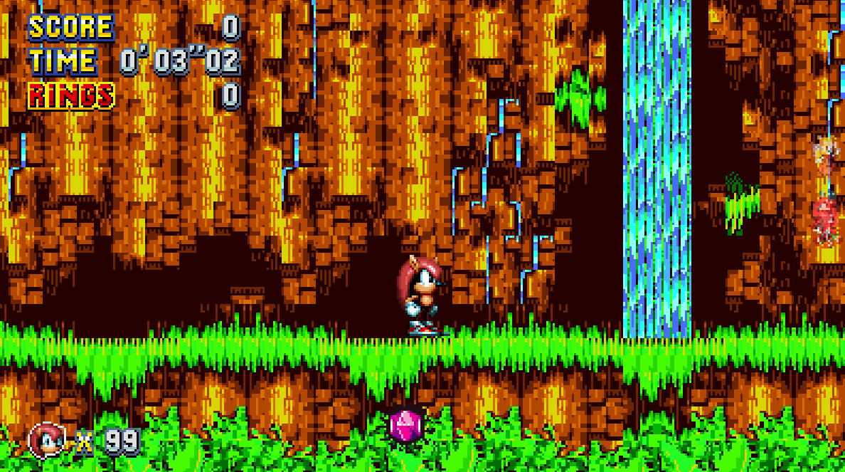 phantom ruby in AIZ (Mania and S3 style) [Sonic 3 A.I.R.] [Mods]