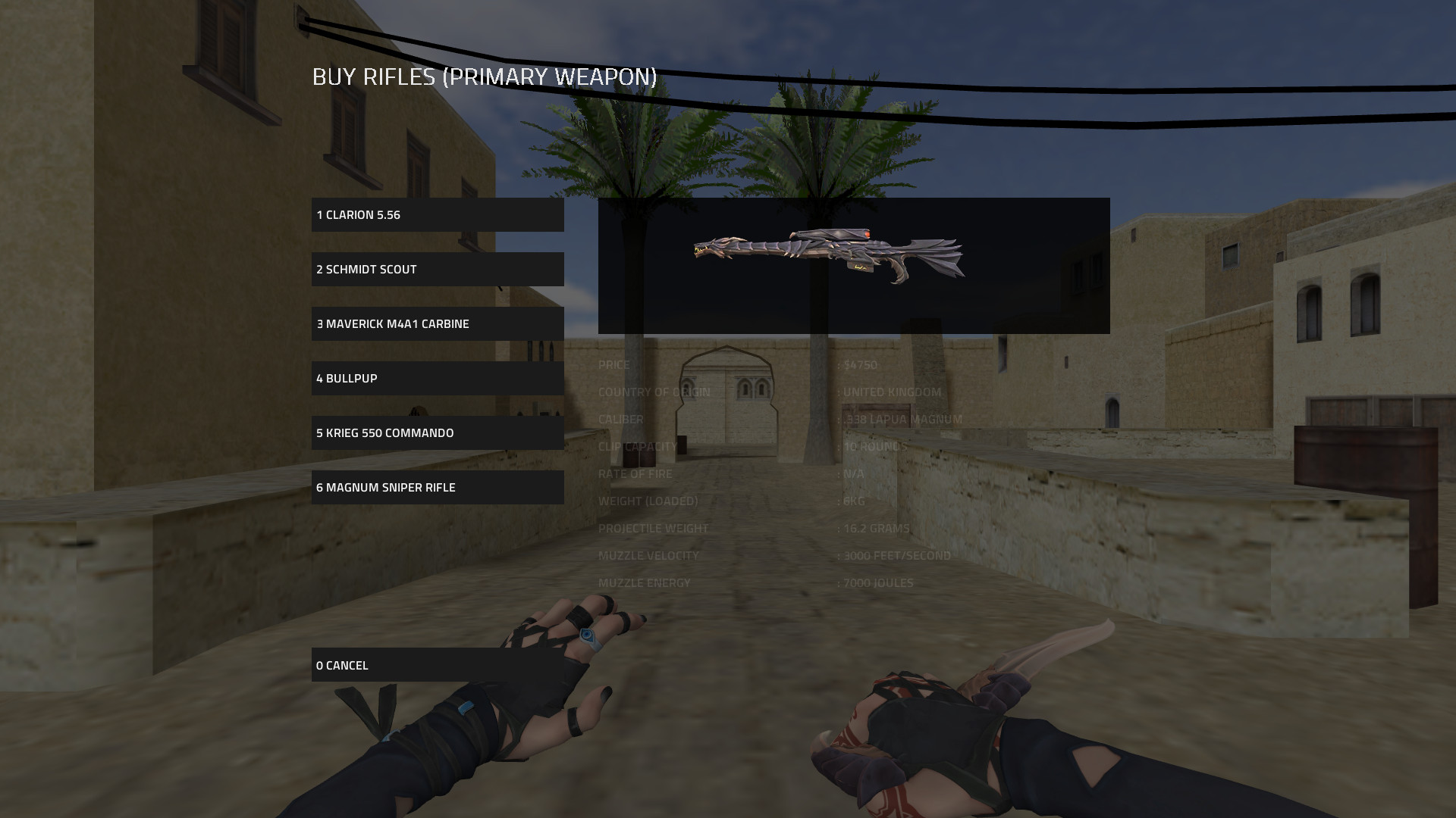 Valorant Elderflame Operator Mod for Counter-Strike 1.6 | CS1.6 Mods