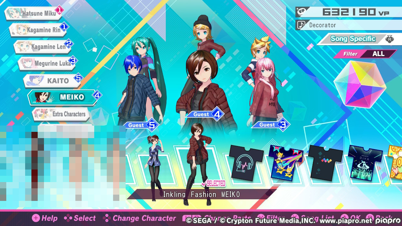 Switch Inkling Fashion Virtual Singers [Hatsune Miku: Project Diva ...