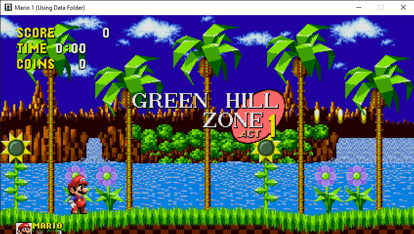 Mario and Luigi in Sonic 1 Mod for Sonic the Hedgehog (2013) | S1 2013 Mods