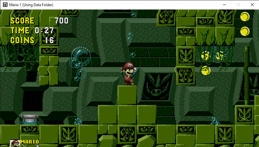 Mario and Luigi in Sonic 1 Mod for Sonic the Hedgehog (2013) | S1 2013 Mods