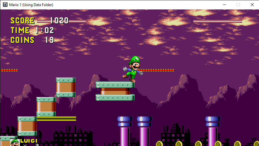 Mario and Luigi in Sonic 1 Mod for Sonic the Hedgehog (2013) | S1 2013 Mods