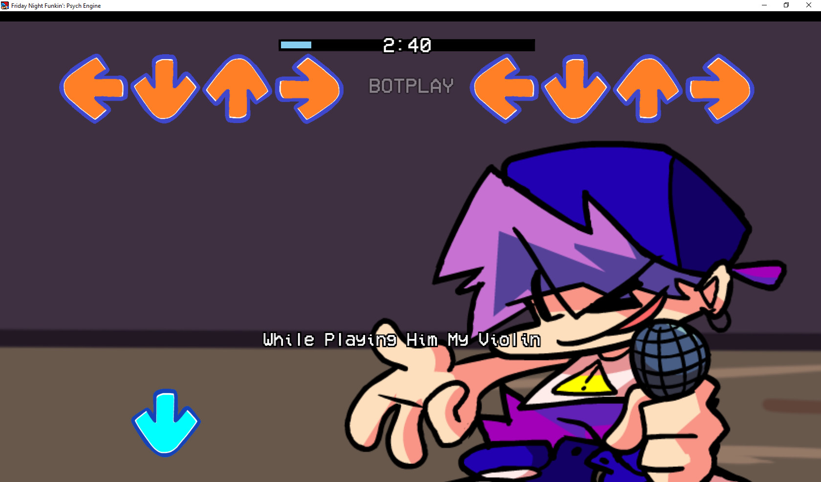 D SIDE!: BF Sings World's Smallest Violin [Friday Night Funkin'] [Mods]