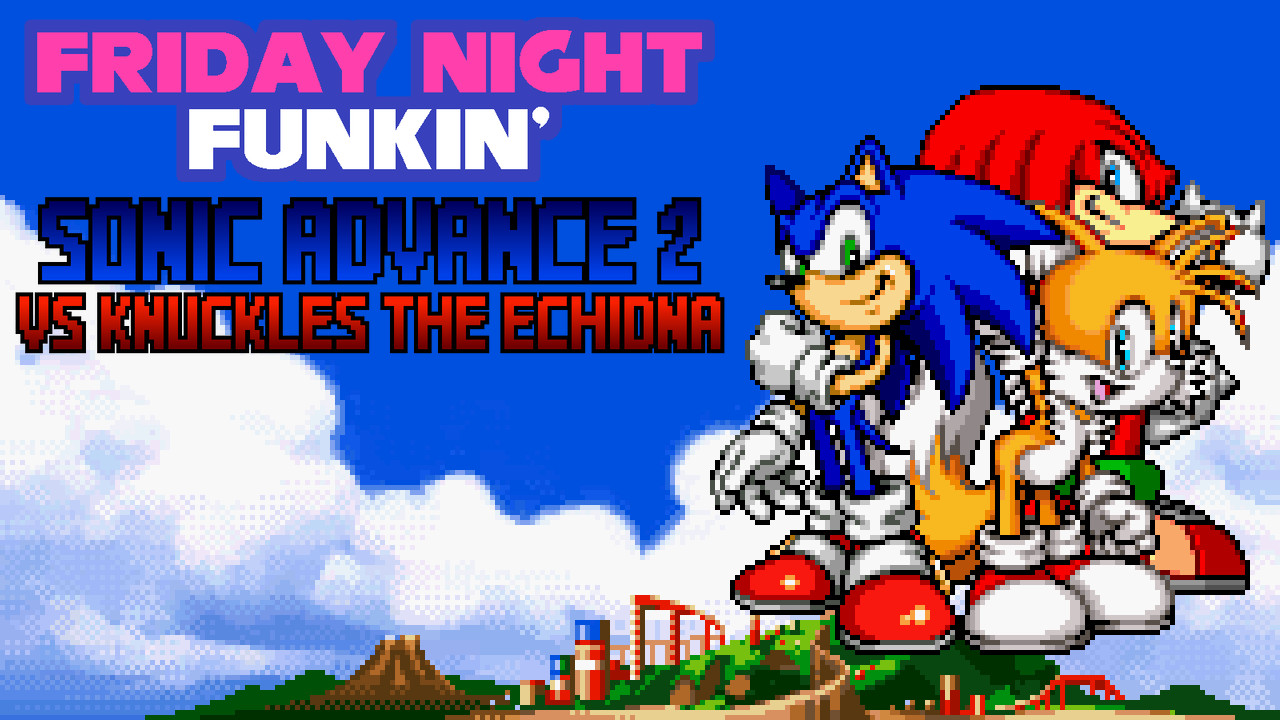 Sonic Advance 2: Vs Knuckles Mod for Friday Night Funkin' | FNF Mods