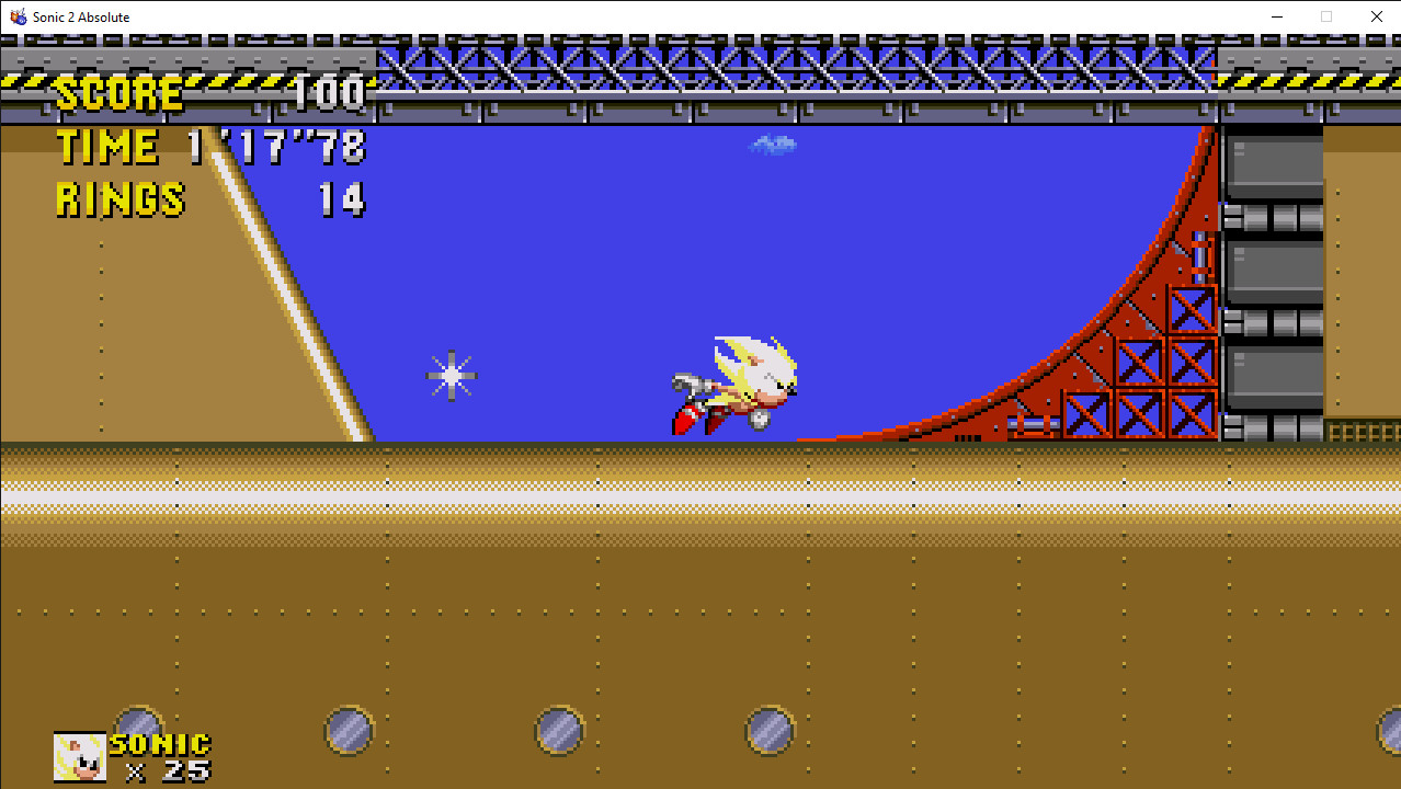 Sonic 2 absolute but a little bit like S1 sprites [Sonic The Hedgehog 2 ...