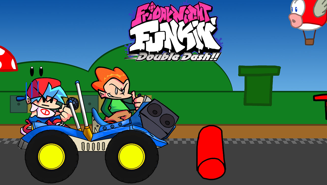 FNF: Double Dash (gamebanana retro jam) [Friday Night Funkin'] [Mods]