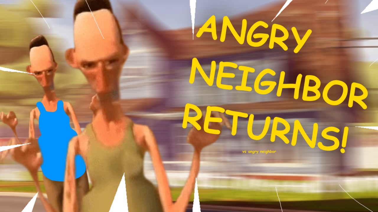 Vs Angry Neighbor Mod for Friday Night Funkin' | FNF Mods