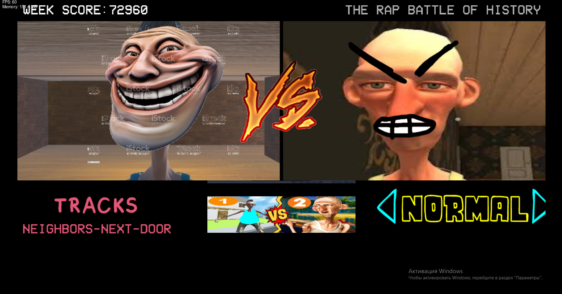 Vs Angry Neighbor Mod for Friday Night Funkin' | FNF Mods