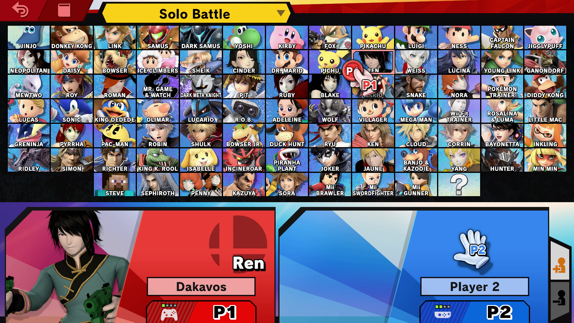 Lie Ren (RWBY) Mod for Super Smash Bros. Ultimate | SSBU Mods