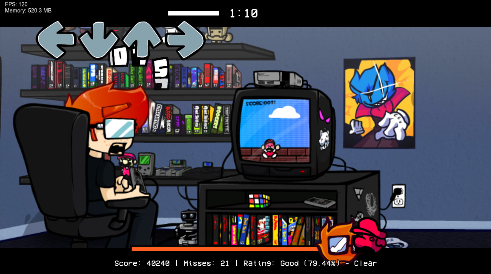 FNF Pixel Perfect ( Gamebanana Retro Jam ) Mod for Friday Night Funkin ...