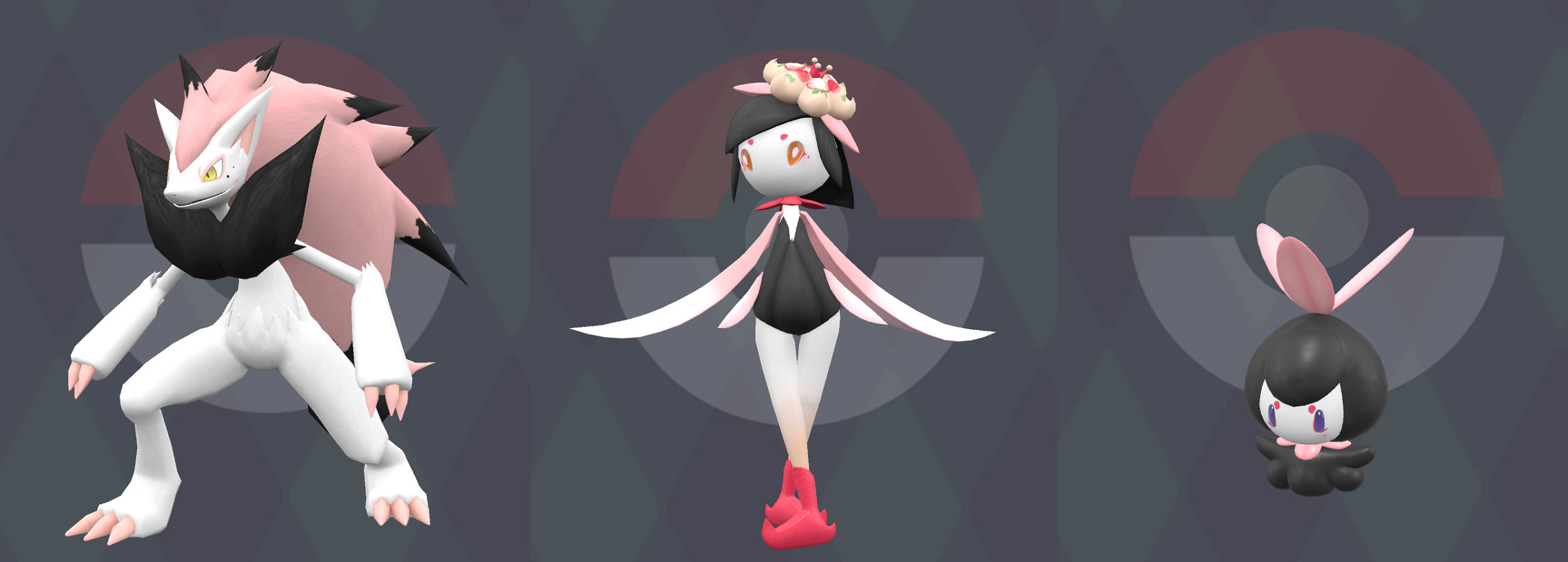 random goth/cutesy custom shinies pack [Pokemon Scarlet & Violet] [Mods]