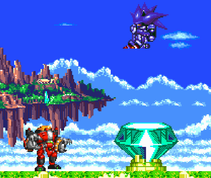 E-123 Omega over Knuckles Mod for Sonic 3 A.I.R. | S3AIR Mods