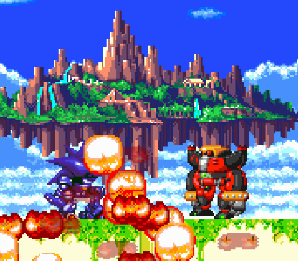 E-123 Omega over Knuckles Mod for Sonic 3 A.I.R. | S3AIR Mods