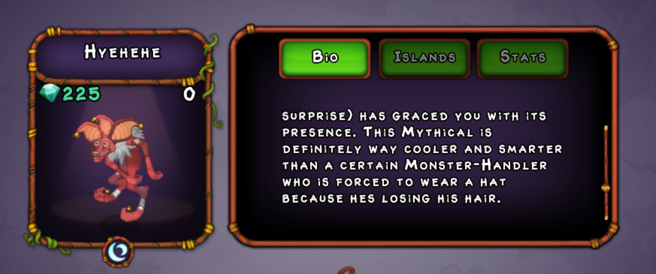 "Old" Hyehehe Bio Mod for My Singing Monsters | MSM Mods