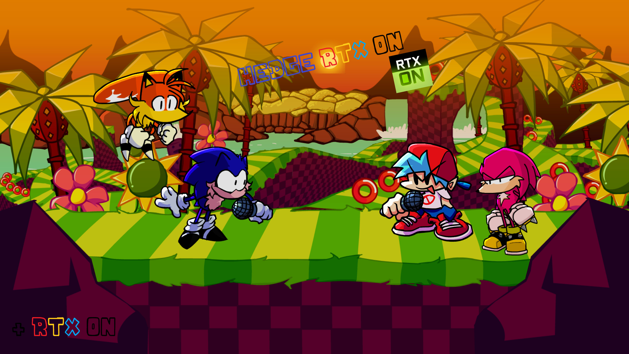 FNF Hedge Reshaded (RTX ON) Mod for Friday Night Funkin' | FNF Mods