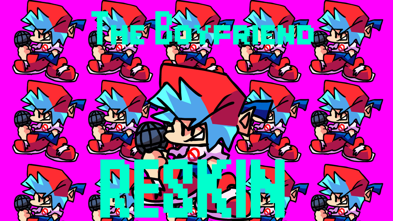 Boyfriend Reskin by HavokDoesThings Mod for Friday Night Funkin' | FNF Mods