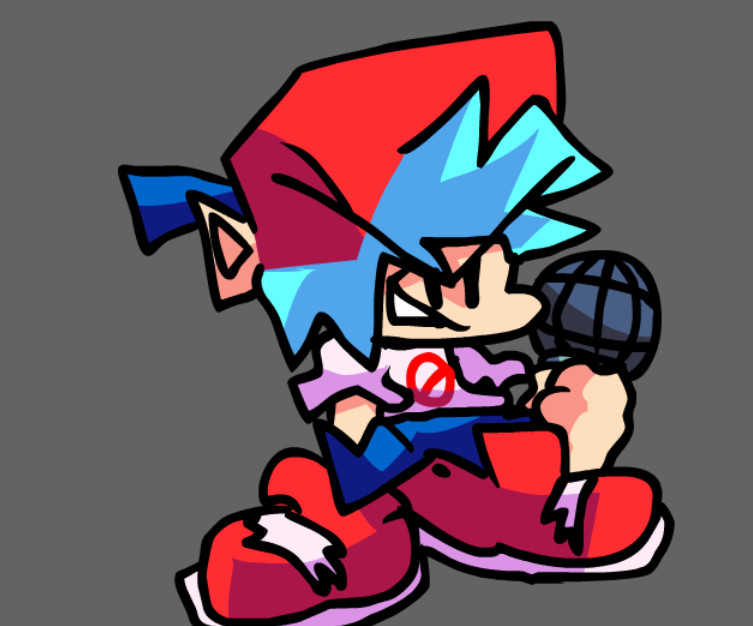 Boyfriend Reskin by HavokDoesThings Mod for Friday Night Funkin' | FNF Mods