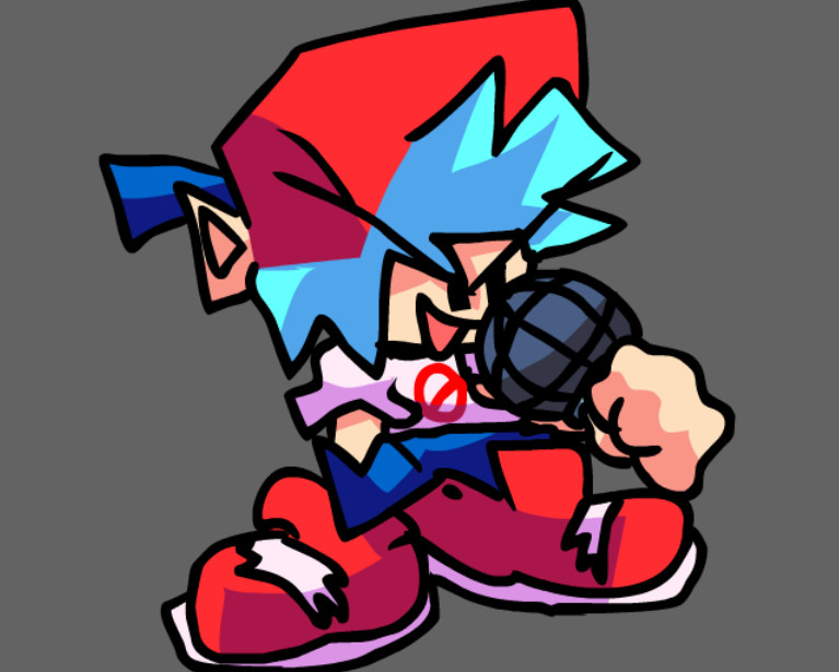 Boyfriend Reskin by HavokDoesThings Mod for Friday Night Funkin' | FNF Mods