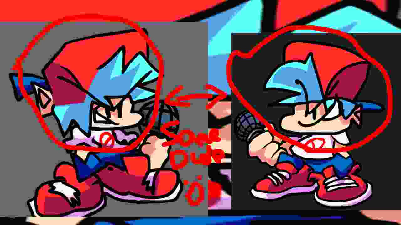 Boyfriend Reskin by HavokDoesThings Mod for Friday Night Funkin' | FNF Mods