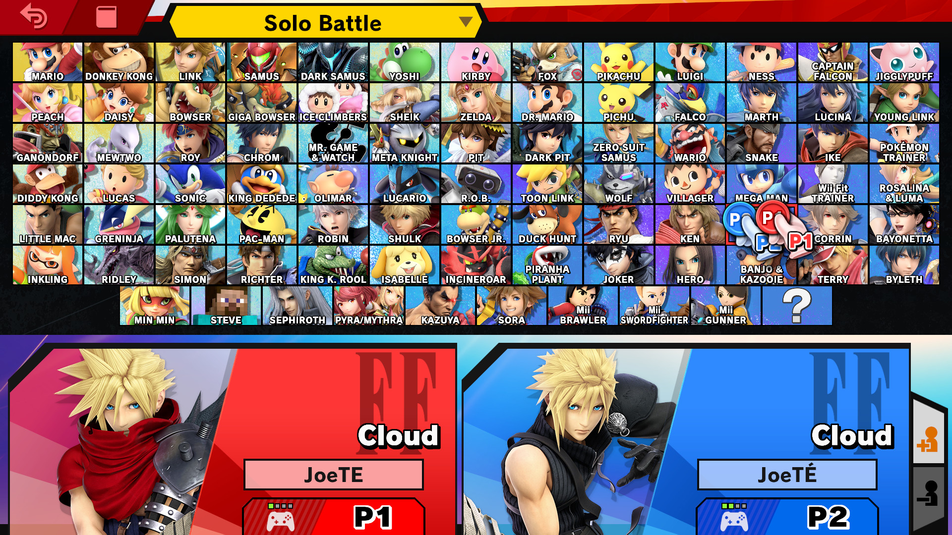 Kingdom Hearts Cloud (KH1&2 Designs Smash Styled) Mod for Super Smash ...