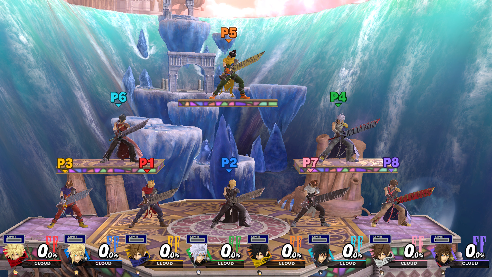 Kingdom Hearts Cloud (KH1&2 Designs Smash Styled) Mod for Super Smash ...
