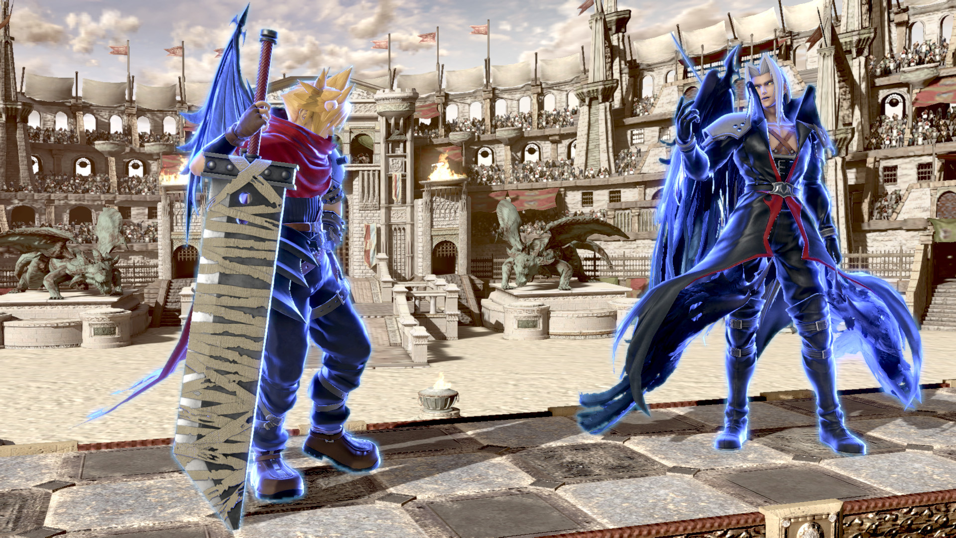 Kingdom Hearts Cloud (KH1&2 Designs Smash Styled) Mod for Super Smash ...