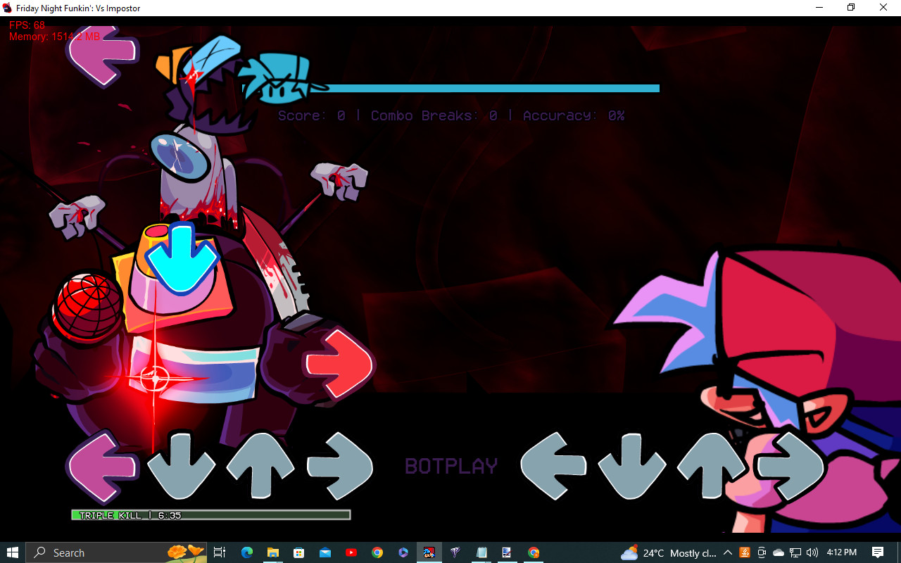 IMPOSTOR V4 Scrapped/Cut Content Restored! Mod for Friday Night Funkin' | FNF Mods