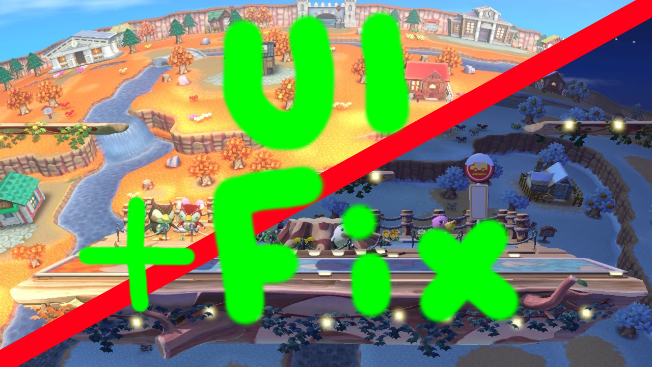 UI for Winter and Autumn City Mod for Super Smash Bros. Ultimate | SSBU ...