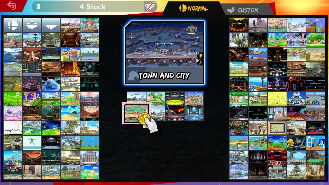 UI for Winter and Autumn City [Super Smash Bros. Ultimate] [Mods]