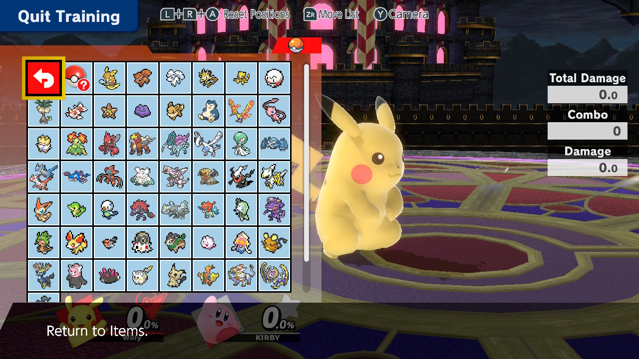 Pokeball Sprite UI Icons [Super Smash Bros. Ultimate] [Mods]