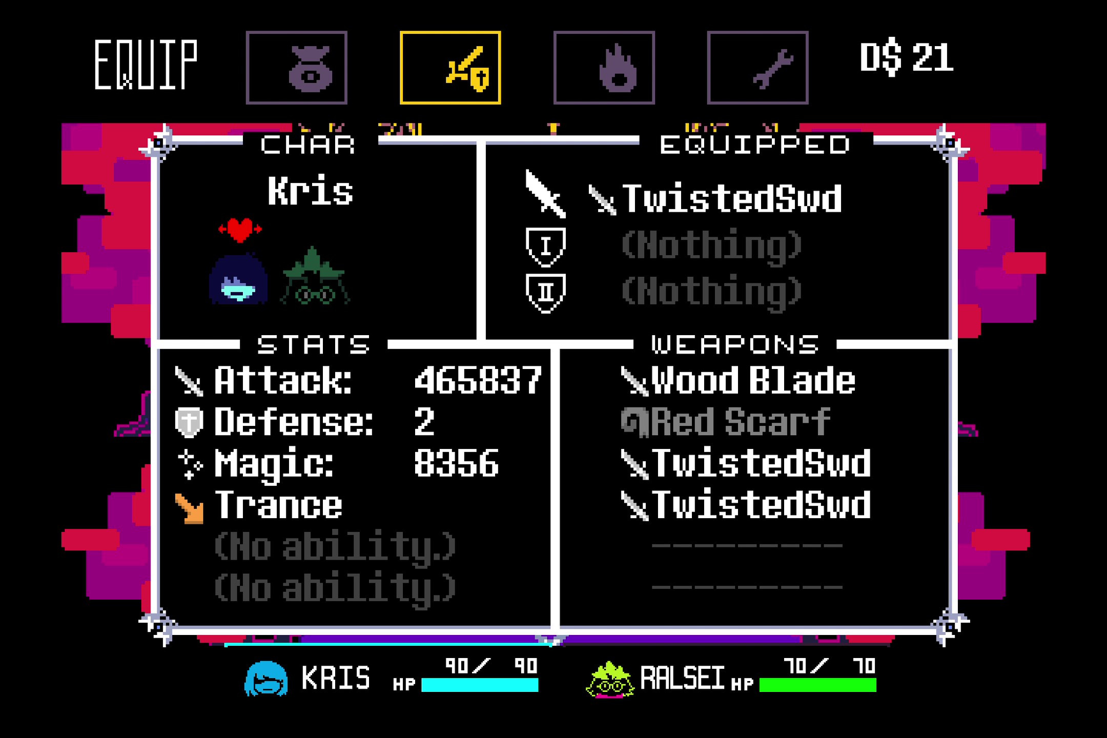 Deltarune with the Twisted Sword Mod for Deltarune | DR Mods