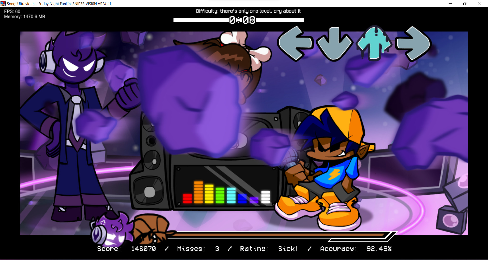 FNF: SNIP3R VISI0N VS VOID Mod for Friday Night Funkin' | FNF Mods