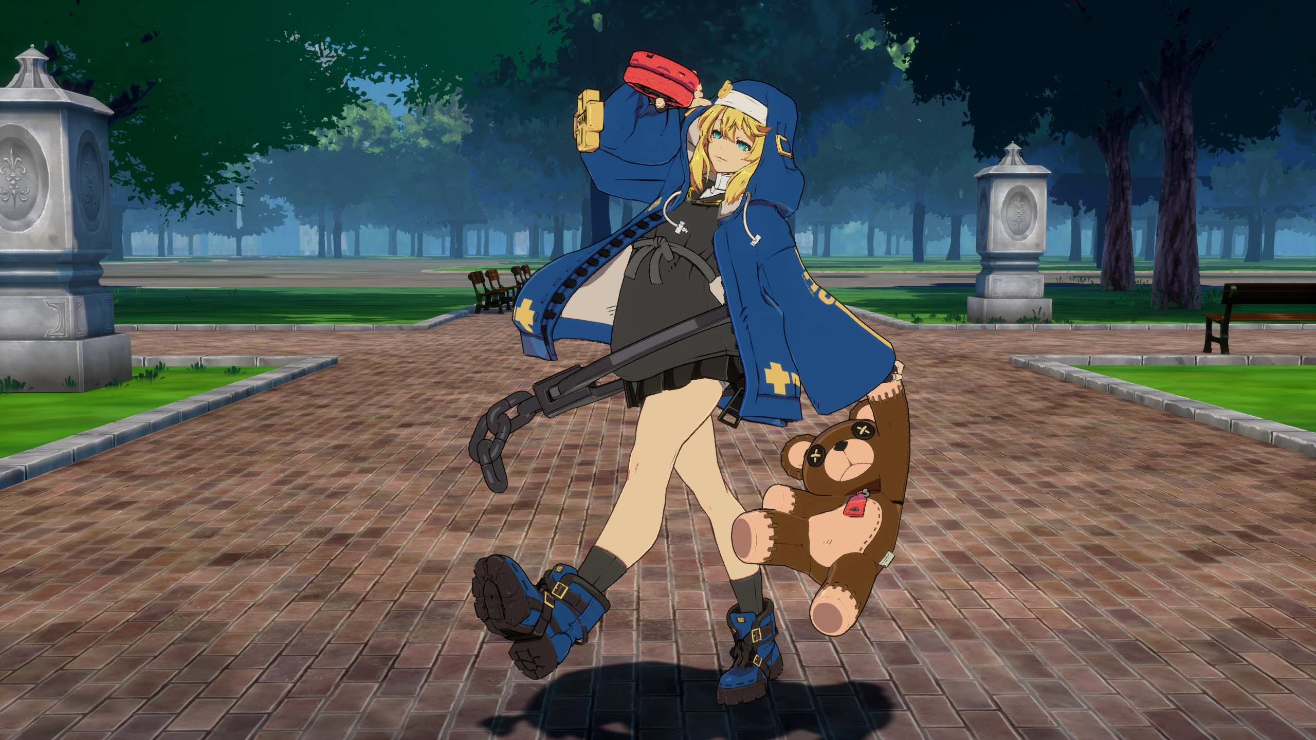 Blue and Black Bridget (Colors 1-11) [GUILTY GEAR -STRIVE-] [Mods]