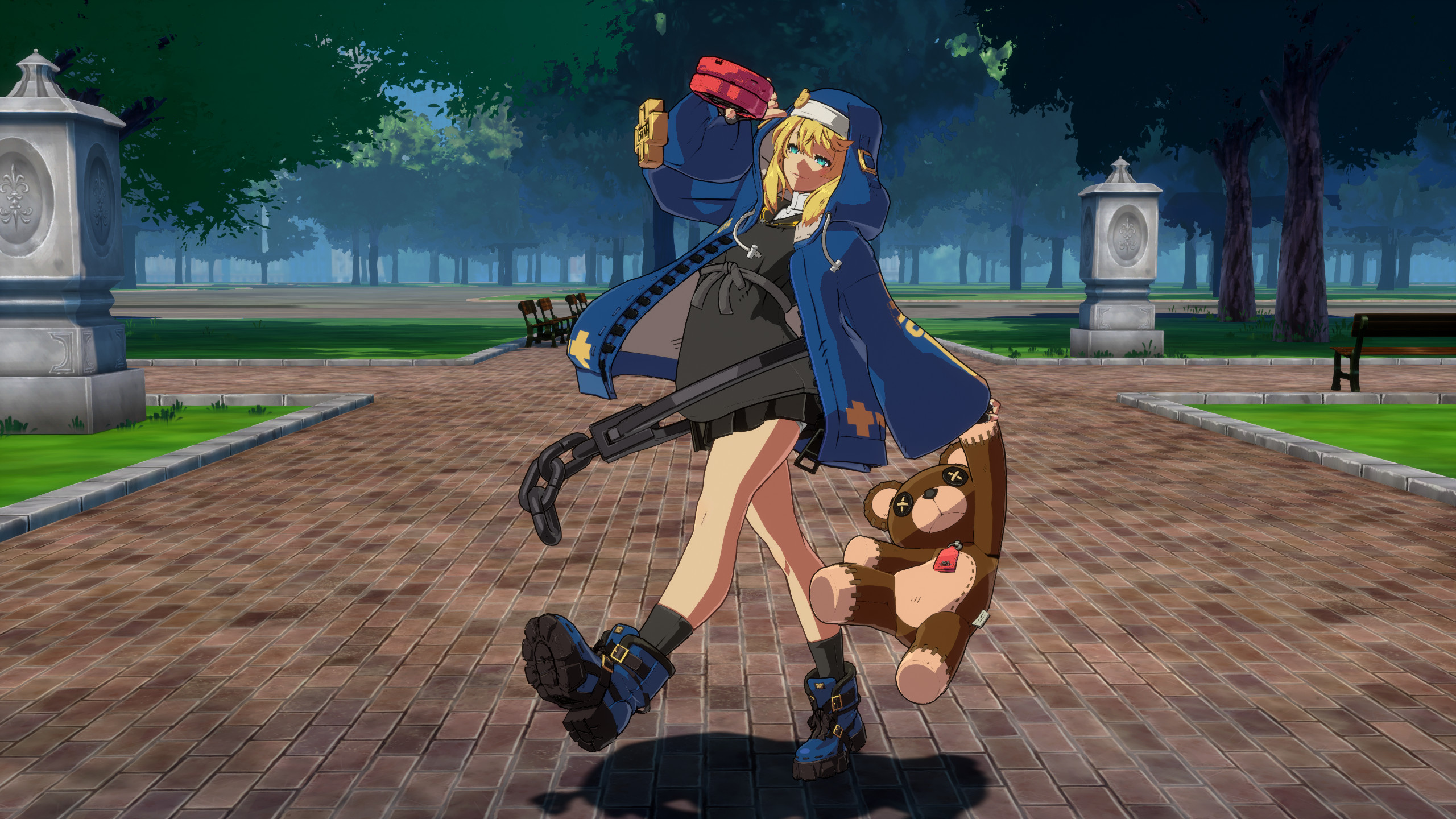 Blue and Black Bridget (Colors 1-11) [GUILTY GEAR -STRIVE-] [Mods]