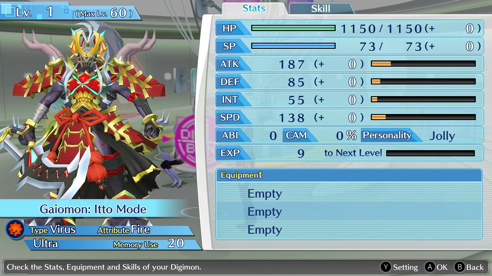 Gaiomon: Itto Mode (1.1) Mod for Digimon Story Cyber Sleuth: Complete ...