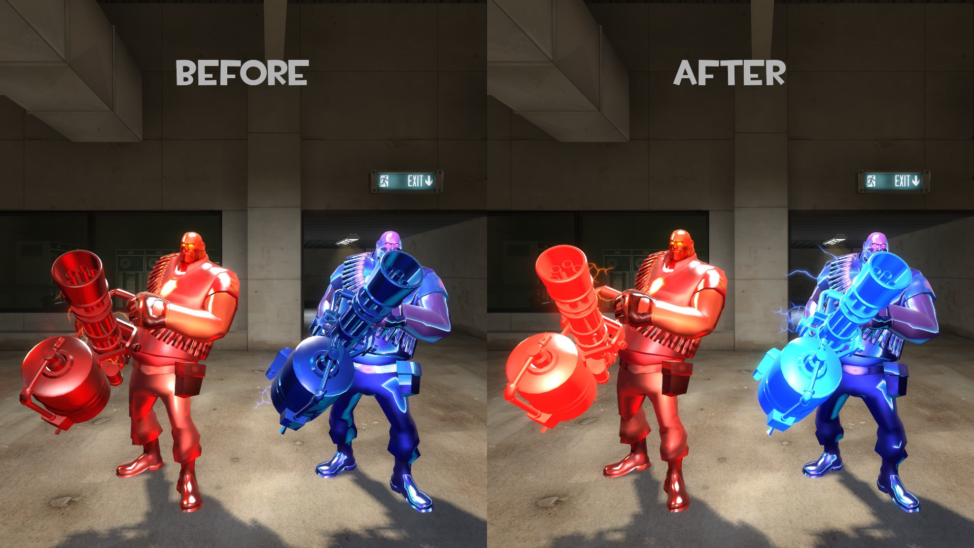 Glow Support for Generic Über Materials Mod for Team Fortress 2 | TF2 Mods