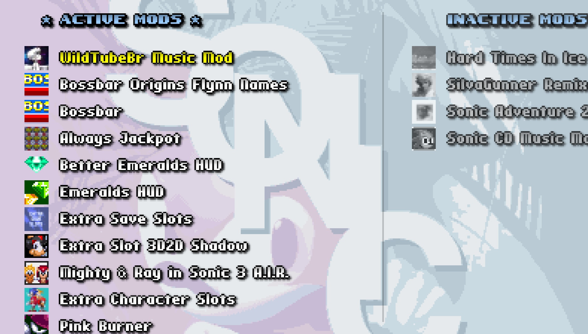 WildTubeBr's Music Mod Mod for Sonic 3 A.I.R. | S3AIR Mods