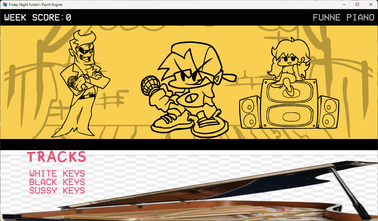 Friday Night Funkin': Vs. Piano Mod for Friday Night Funkin' | FNF Mods