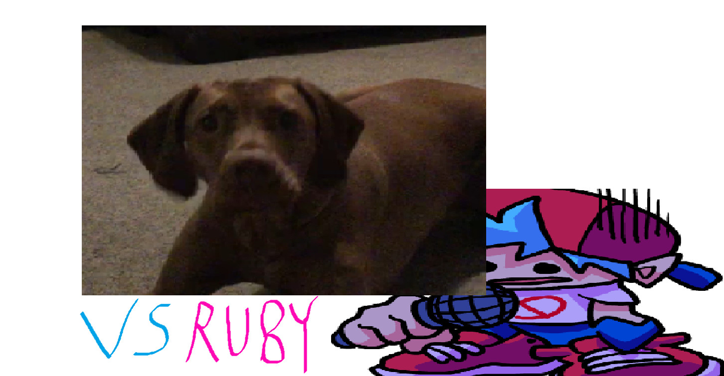 FNF VS RUBY THE VIZSLA (DEMO) [Friday Night Funkin'] [Mods]