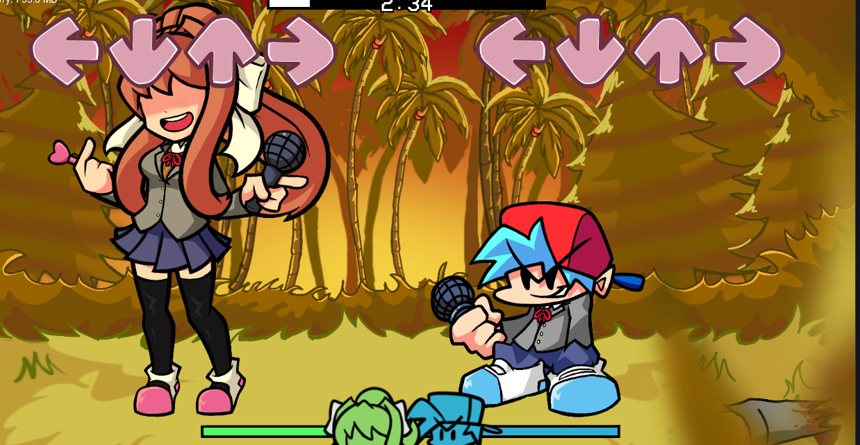 Monika.exe V2 - Encore! Fanmade Mod for Friday Night Funkin' | FNF Mods
