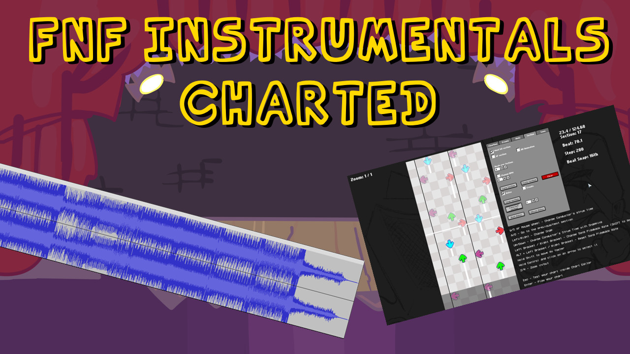 Instrumentals Charted V2.0!! Mod for Friday Night Funkin' | FNF Mods