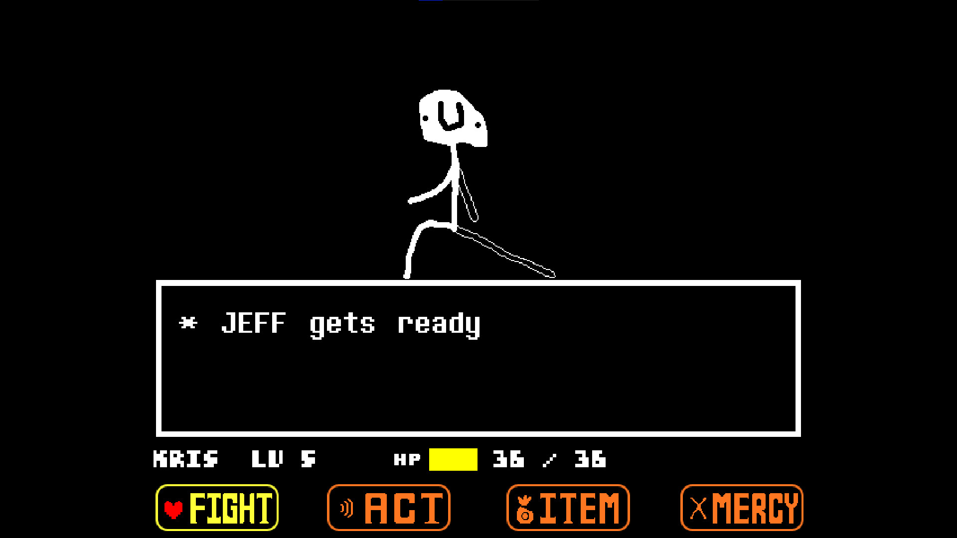 VS. JEFF [Create Your Frisk (Unitale)] [Mods]