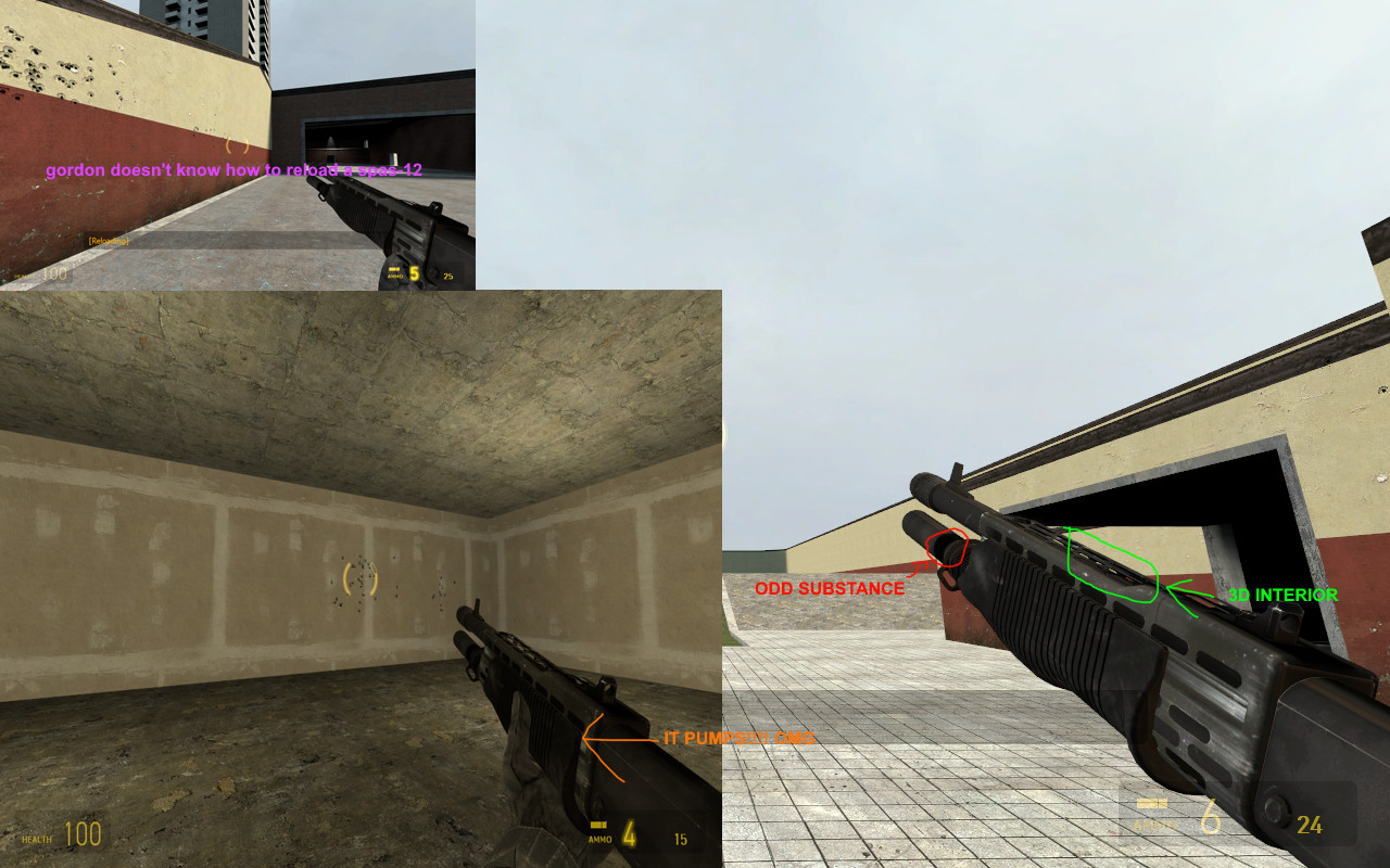 L4D2 Combat Shotgun for HL2 Mod for Half-Life 2 | HL2 Mods