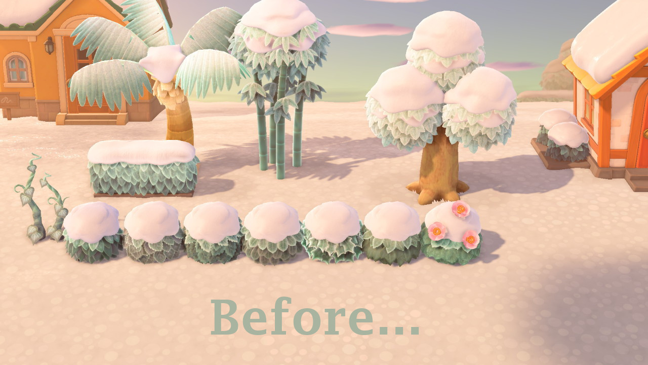 Natural Winter Plants Mod Mod for Animal Crossing: New Horizons | ACNH Mods