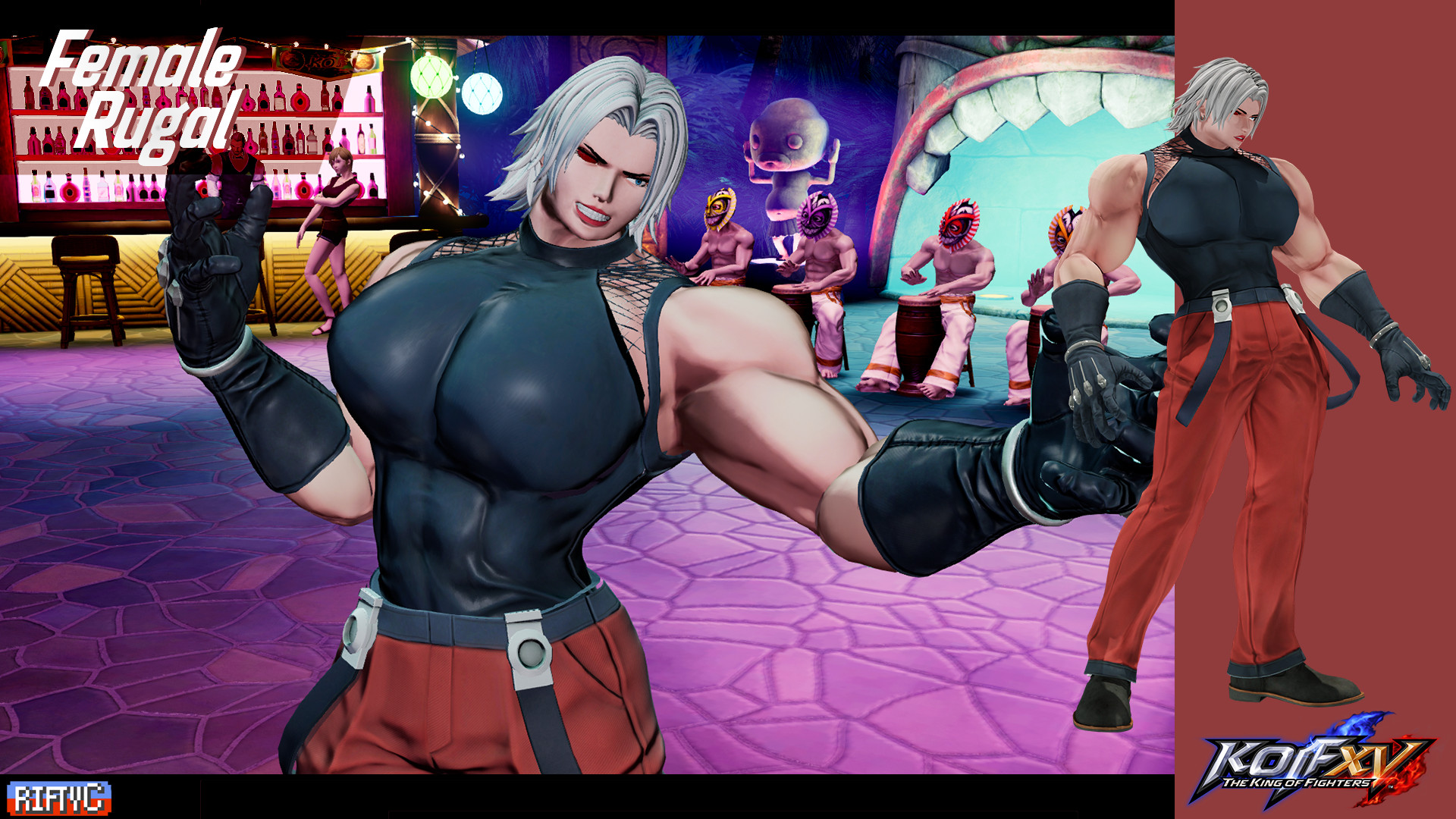 Female Rugal Mod for The King of Fighters XV | KoFXV Mods