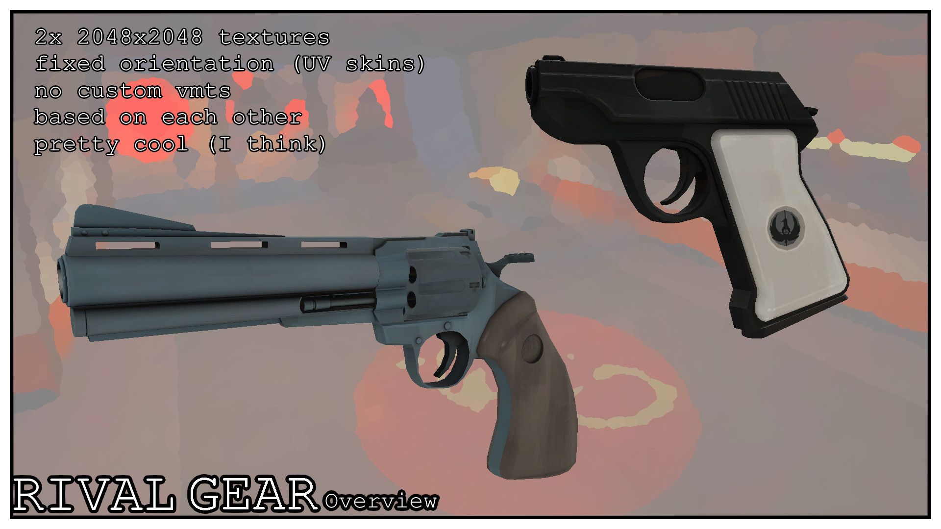 Rival Gear Pistol + Revolver [Team Fortress 2] [Mods]