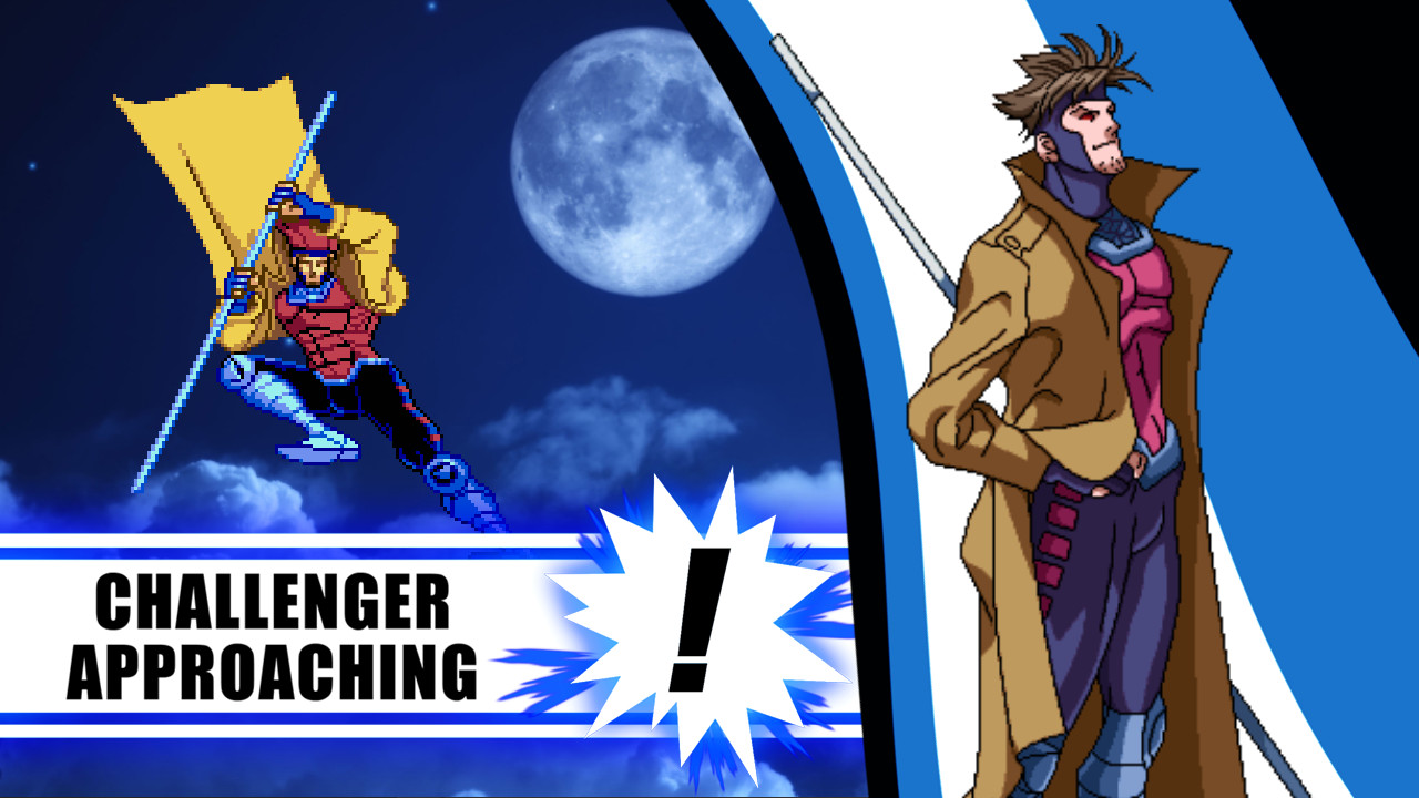 Gambit (Marvel Vs Capcom) [0.9.4a/CMC+ v7] Mod for Super Smash Bros. Crusade | SSBC Mods