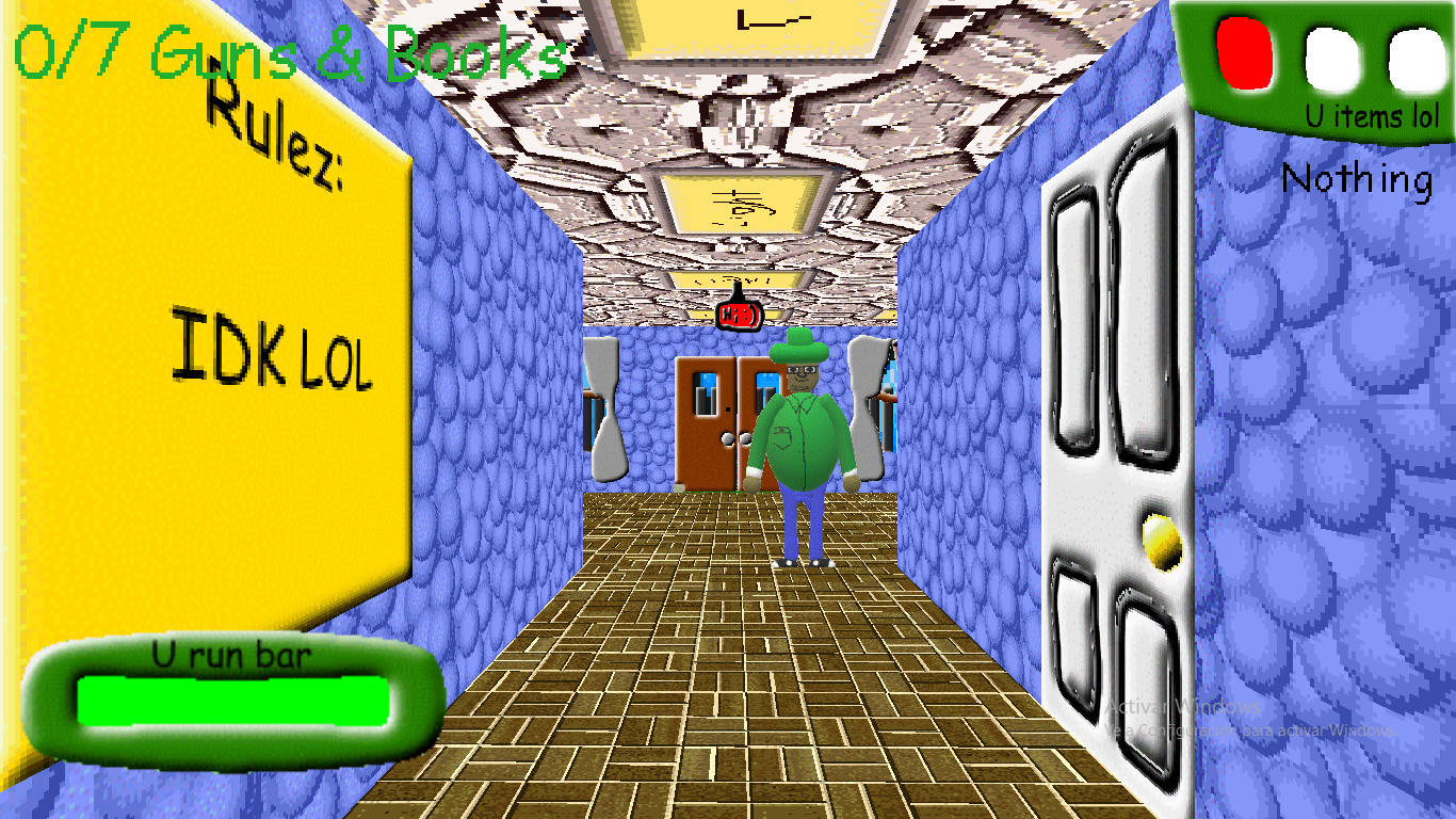 This is what looks like GTA SA on GFAG Style. [Baldi's Basics] [Mods]