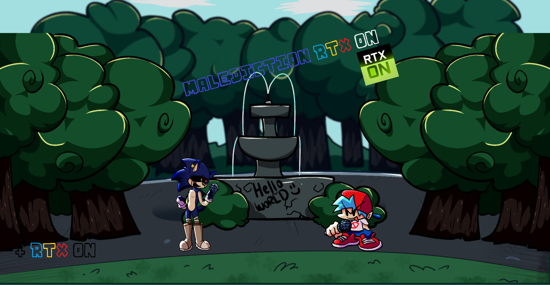 FNF Malediction Reshaded (RTX ON) Mod for Friday Night Funkin' | FNF Mods
